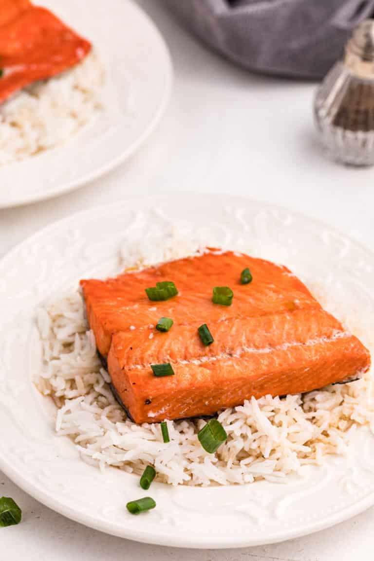 Instant Pot Salmon and Rice - Clean Eating Kitchen