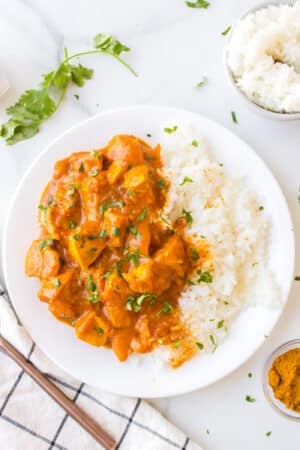 Simple Curry Chicken Recipe Using Coconut Milk (Dairy-Free) - Clean ...