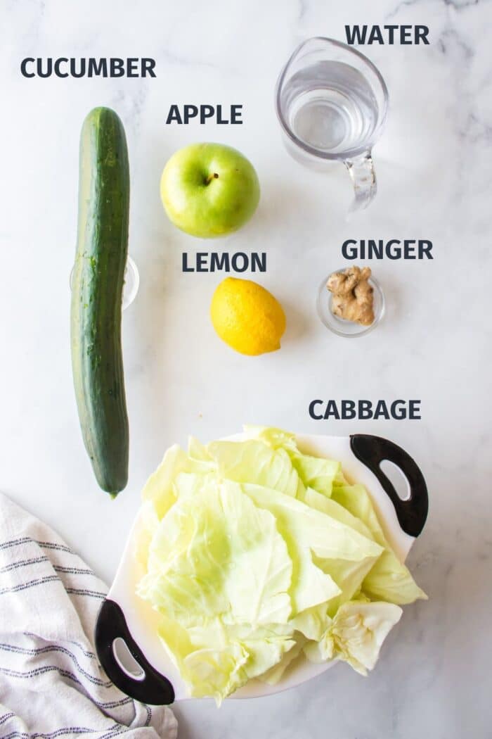 Cabbage Juice Recipe (Juicer or Blender) - Clean Eating Kitchen