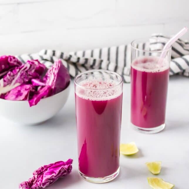 Purple Juice Recipe (Juicer or Blender) - Clean Eating Kitchen
